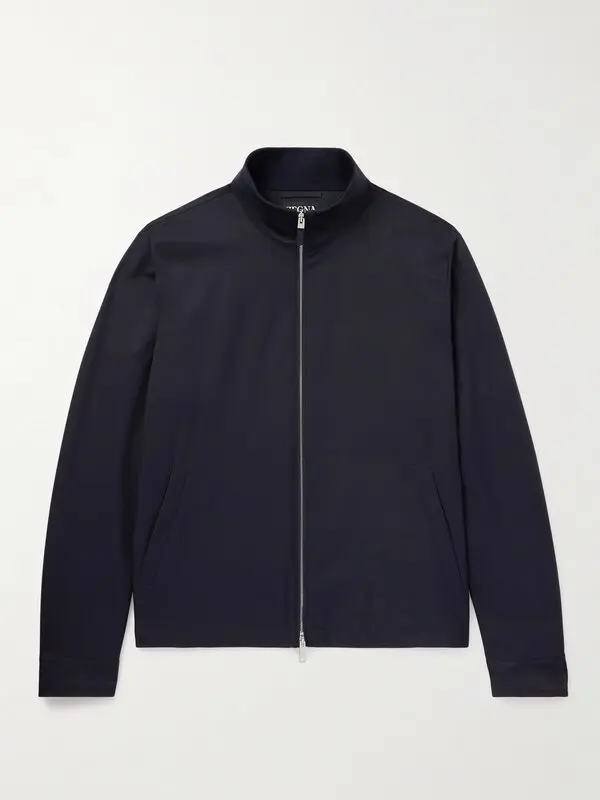 Zegna 3l Twill Blouson Jacket
