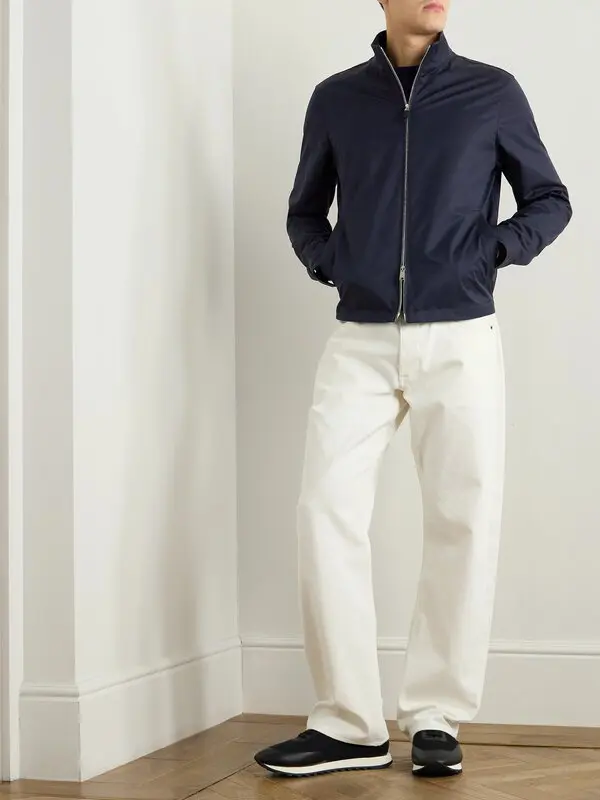 Zegna 3l Twill Blouson Jacket