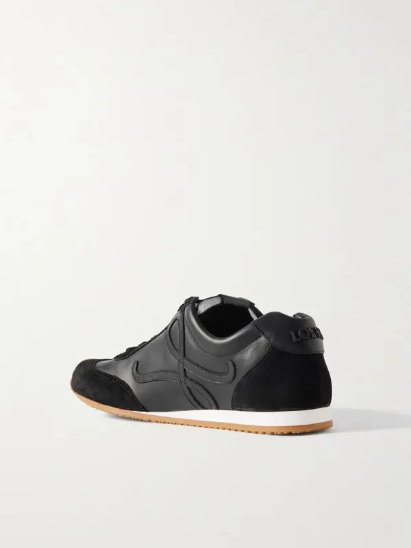 Loewe Ballet Runner 2.0 Leather Sneakers - Black