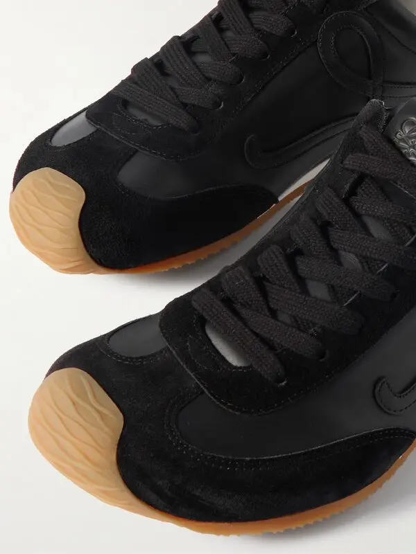Loewe Ballet Runner 2.0 Leather Sneakers - Black