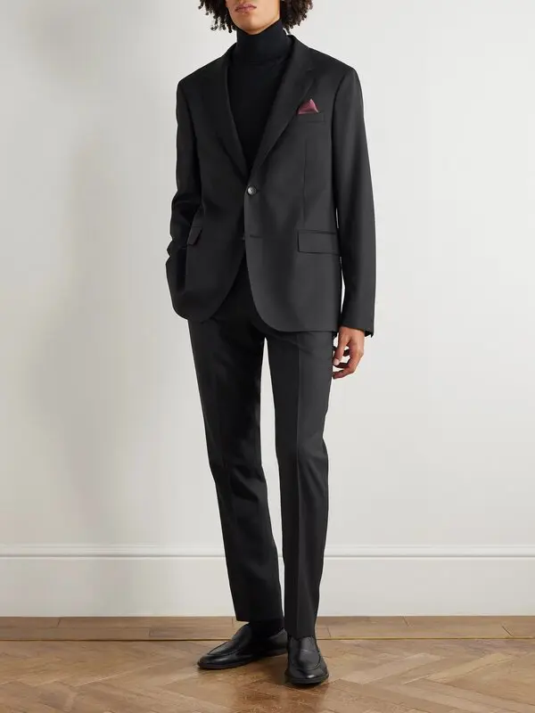 Mr P. Slim-fit Wool Suit Jacket