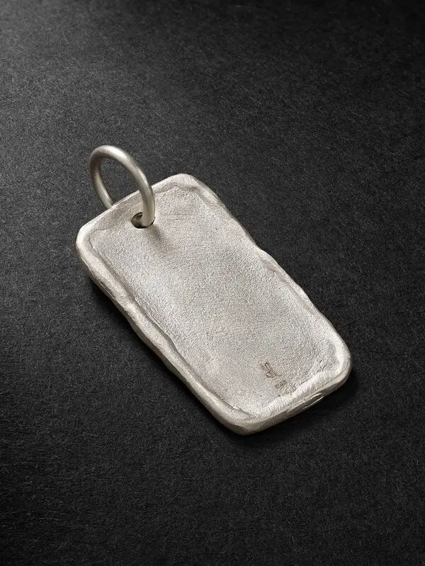 Jacquie Aiche Textured Sterling Pendant - Silver