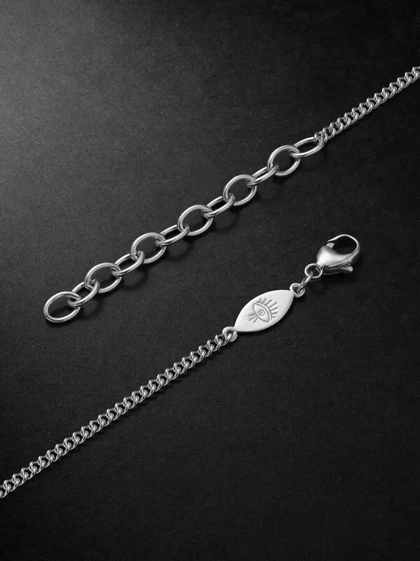 Jacquie Aiche Sterling Curb Chain Necklace