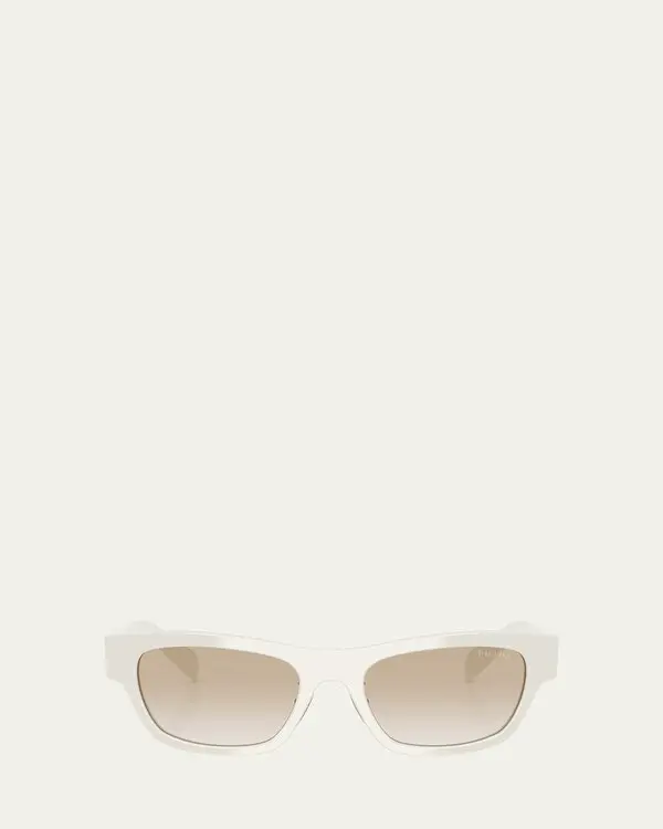 Prada Butterfly Acetate Sunglasses - Grey Gradient