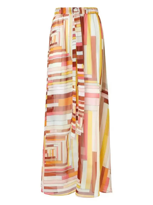 Missoni Printed Maxi Skirt - Orange