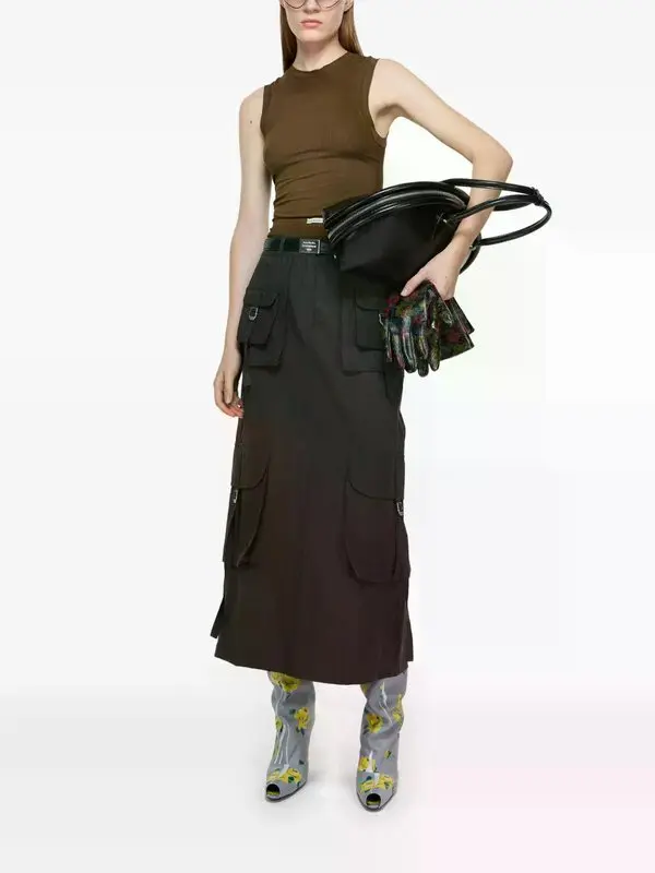 Acne Studios Cargo Midi Skirt
