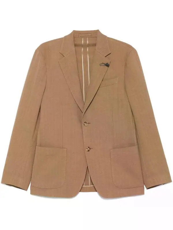 LARDINI Herringbone Blazer