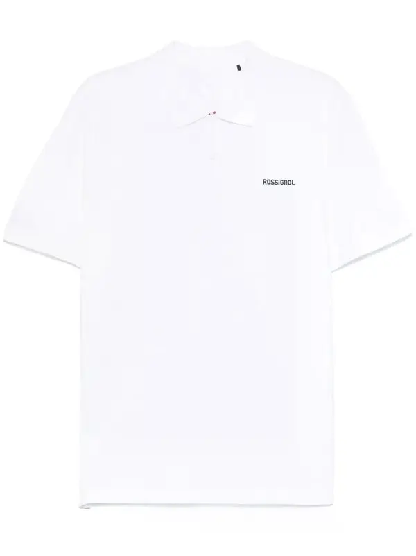 Rossignol Logo-embroidered Polo Shirt - White