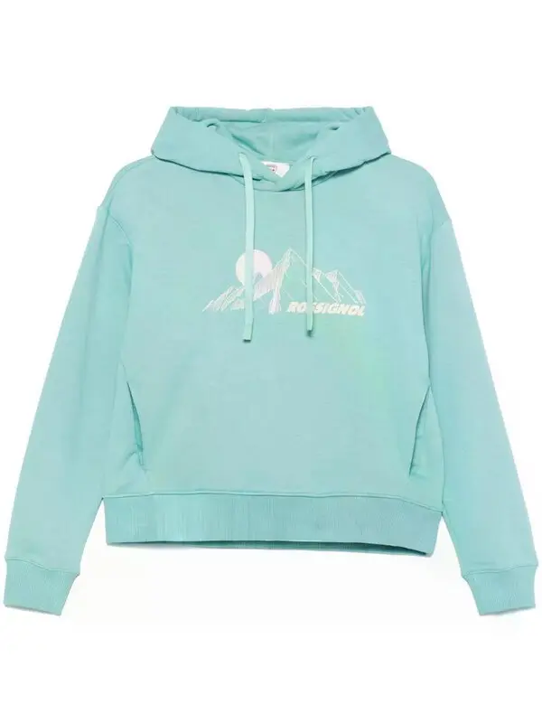 Rossignol Logo-print Hoodie - Blue