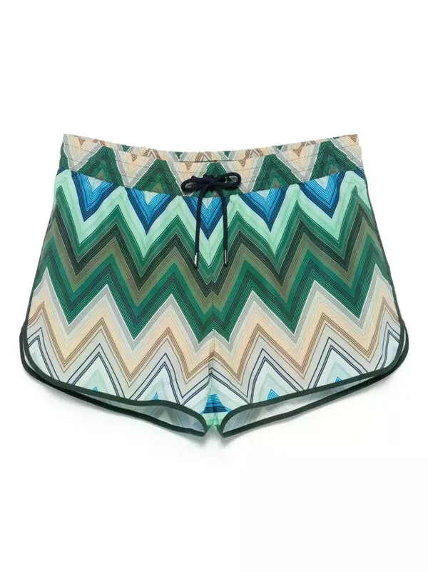 Missoni Zigzag-print Swim Shorts