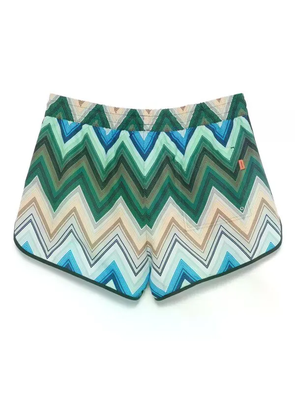 Missoni Zigzag-print Swim Shorts