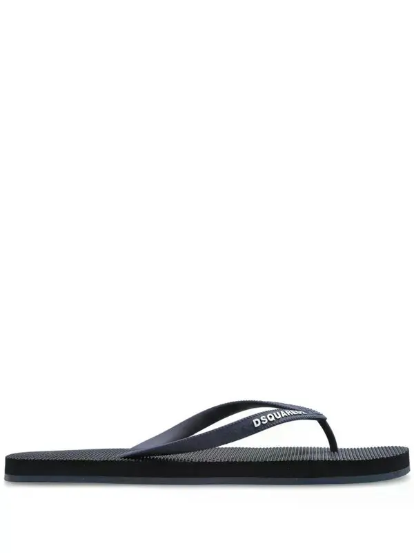 Dsquared2 Logo-embossed Flip Flops - Blue