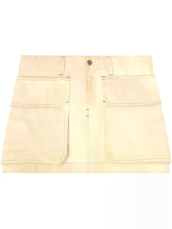 DIESEL® De-ton Denim Skirt - Neutrals