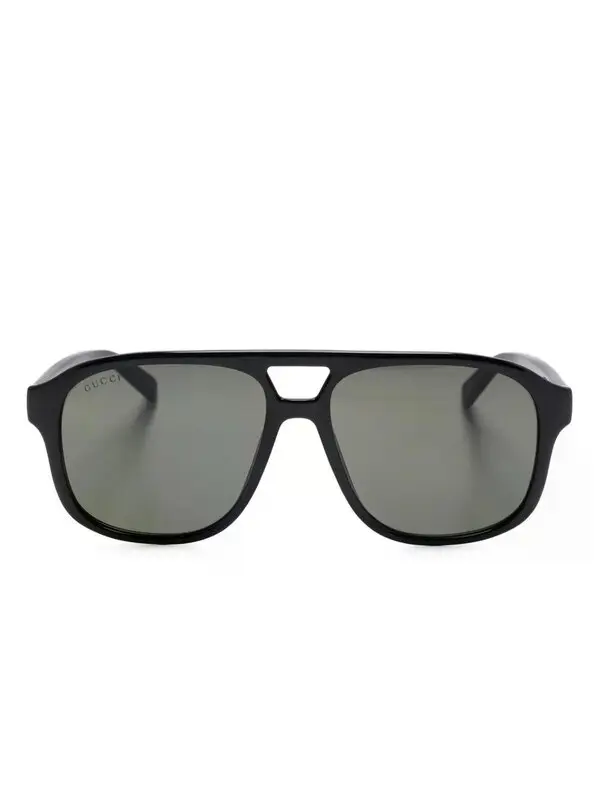 Gucci Pilot Frame Sunglasses - Black