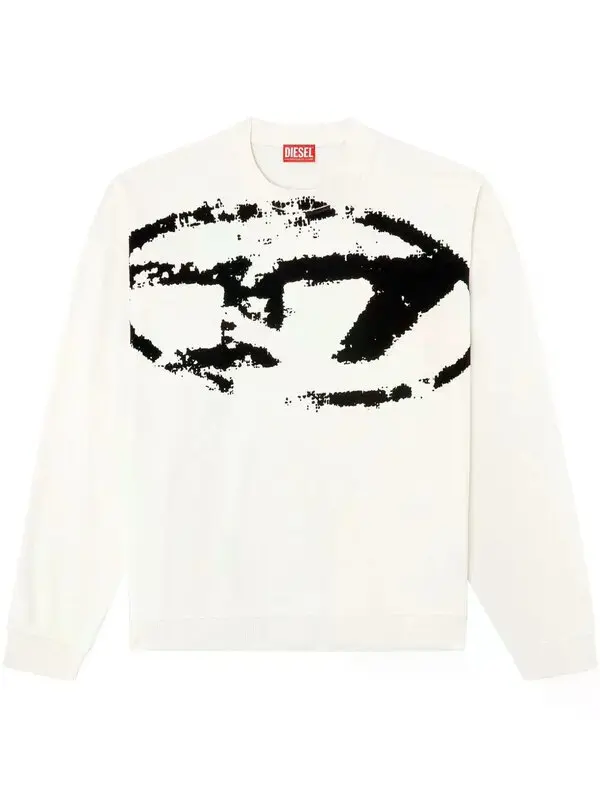 DIESEL® S-boxt-n5 Sweatshirt - White