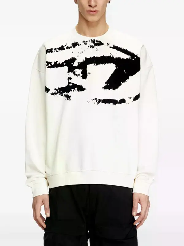 DIESEL® S-boxt-n5 Sweatshirt - White