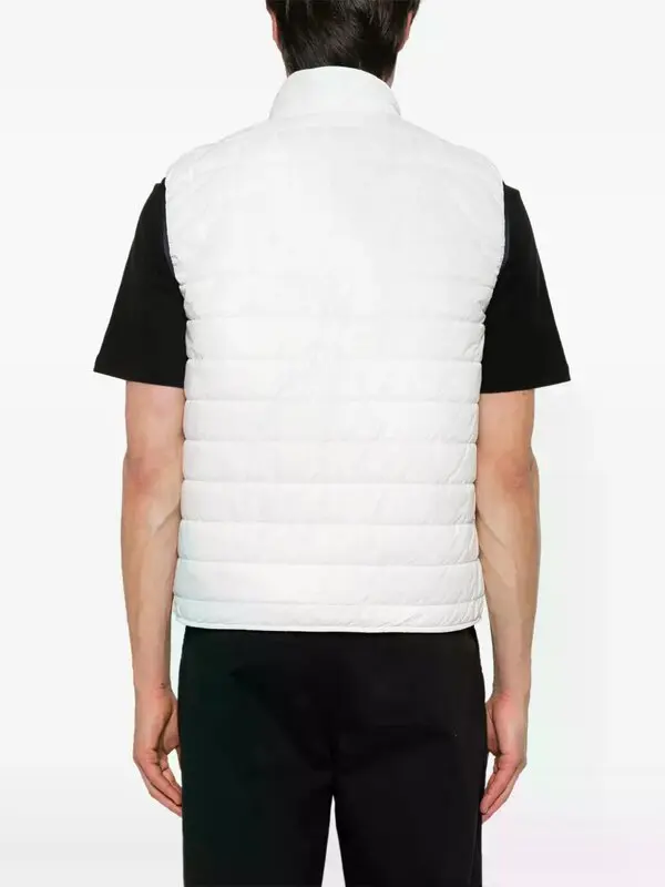 FAY Quilted Gilet - White