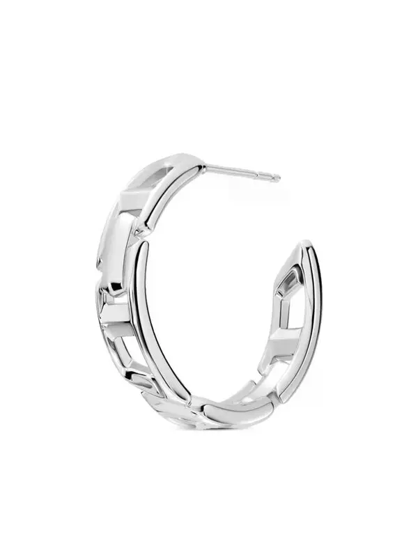 DIESEL® Logo Hoop Earrings