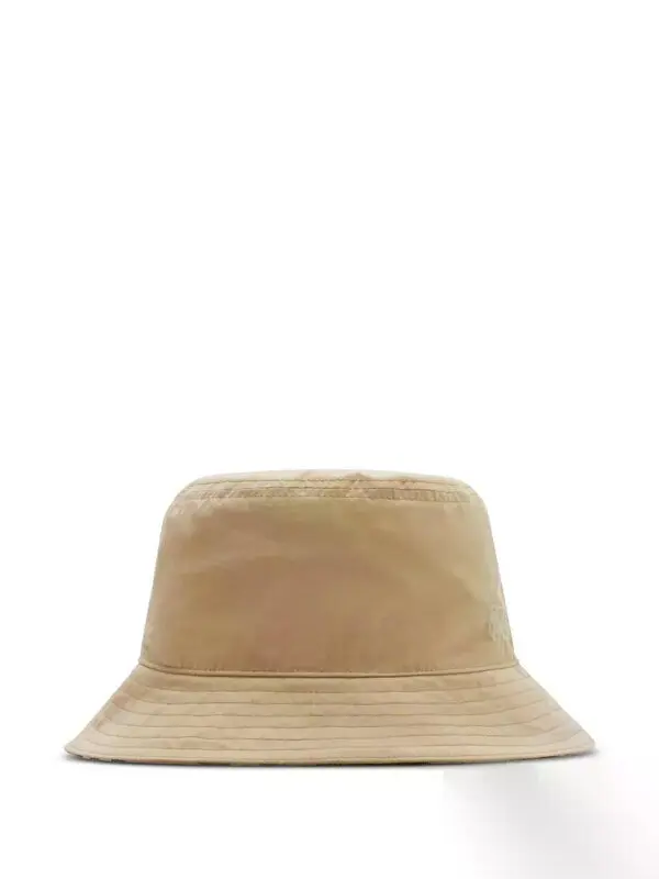 Burberry Reversible Gabardine Bucket Hat - Neutrals