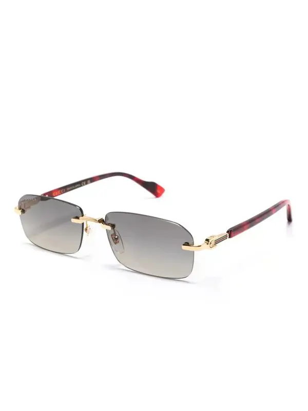 Gucci Rectangle-frame Sunglasses