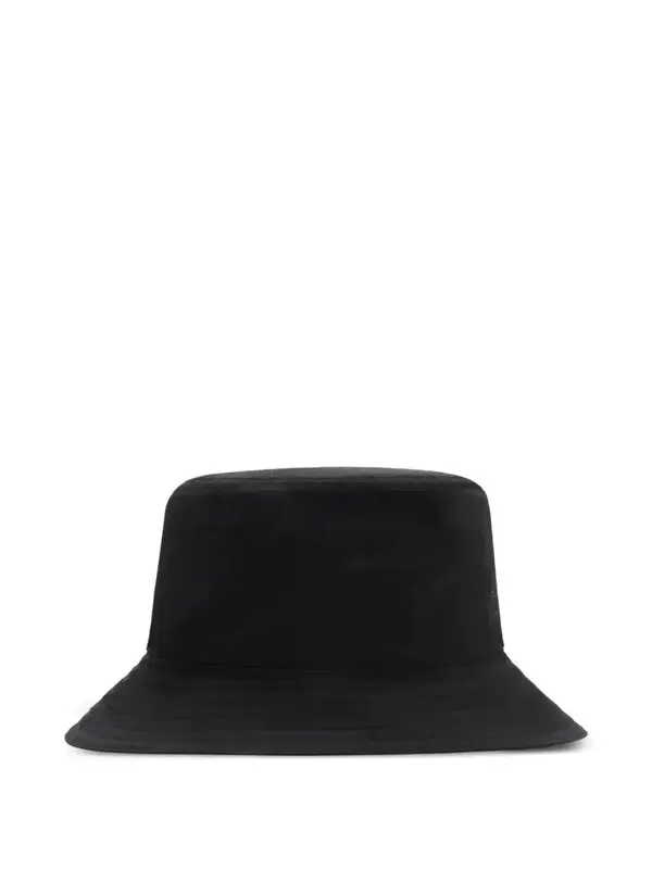 Burberry Gabardine Bucket Hat - Black