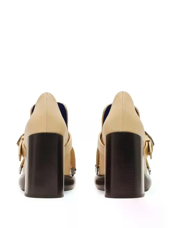 Burberry 95mm Tasseled High-heel Loafers
