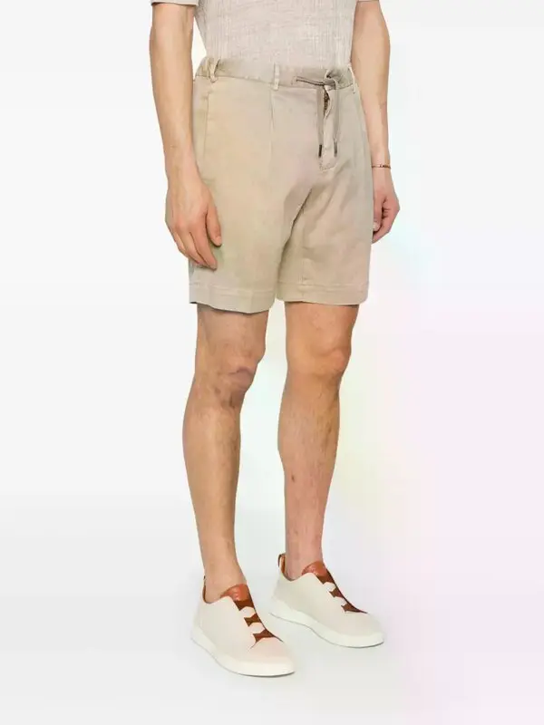 DELL'OGLIO Pleat-detail Shorts