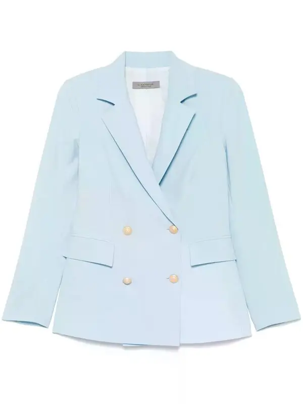 D.exterior Double-breasted Blazer