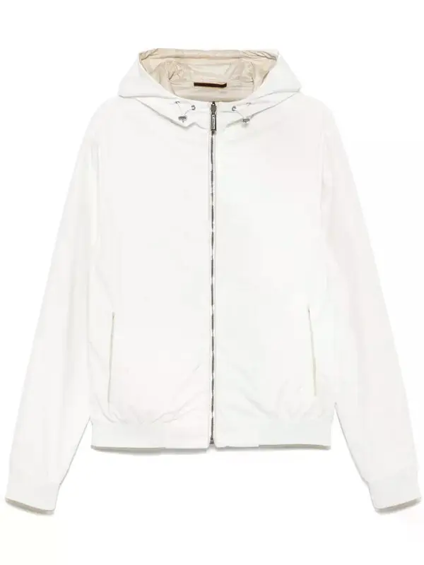 MOORER Dennys Jacket - White