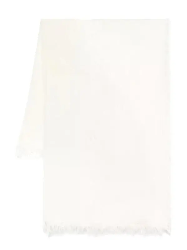D.exterior Lurex-detail Scarf - White