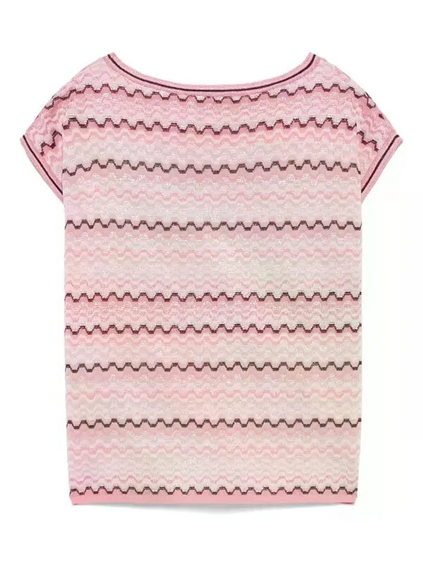 D.exterior Patterned Jacquard Top