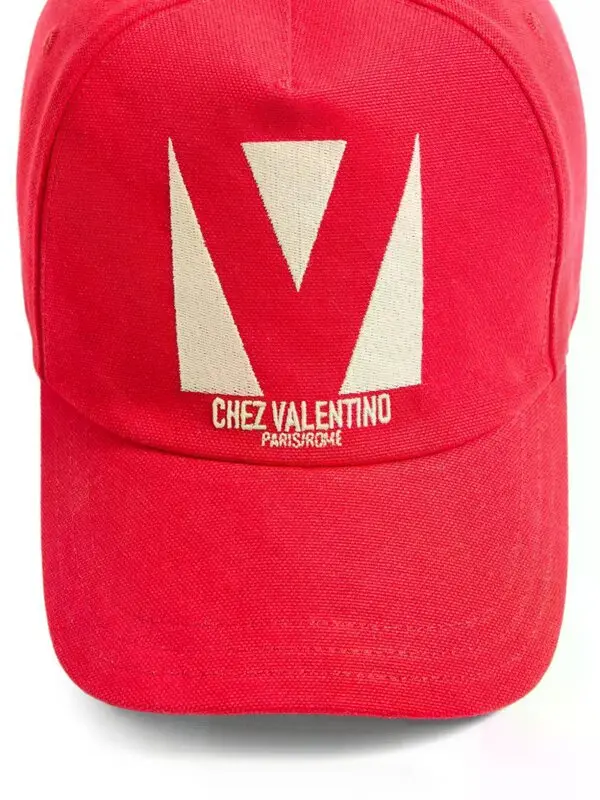 Valentino Garavani Chez Cotton Baseball Cap