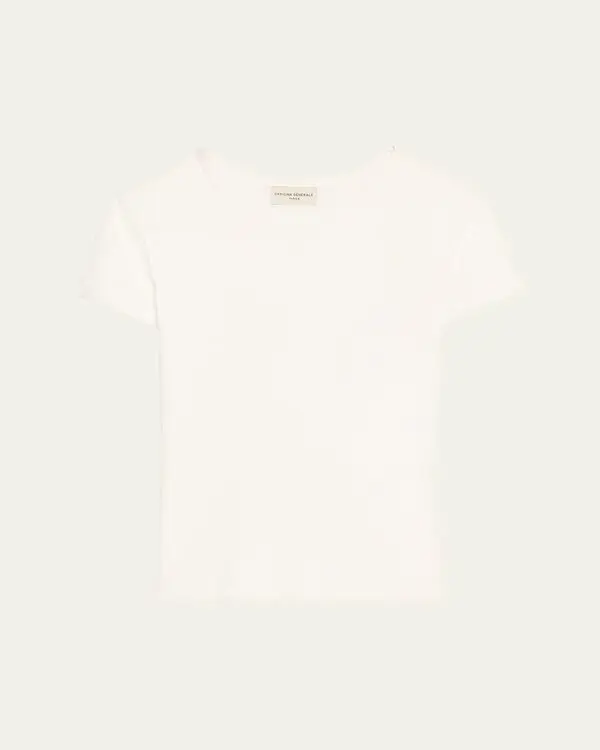 Officine Générale Lara Short-sleeve Shirt - White