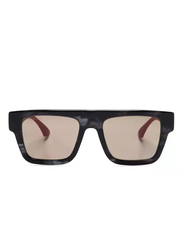 Gucci Square-frame Sunglasses - Blue