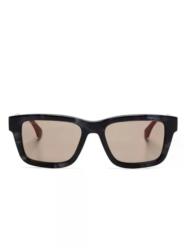 Gucci Square-frame Sunglasses - Blue