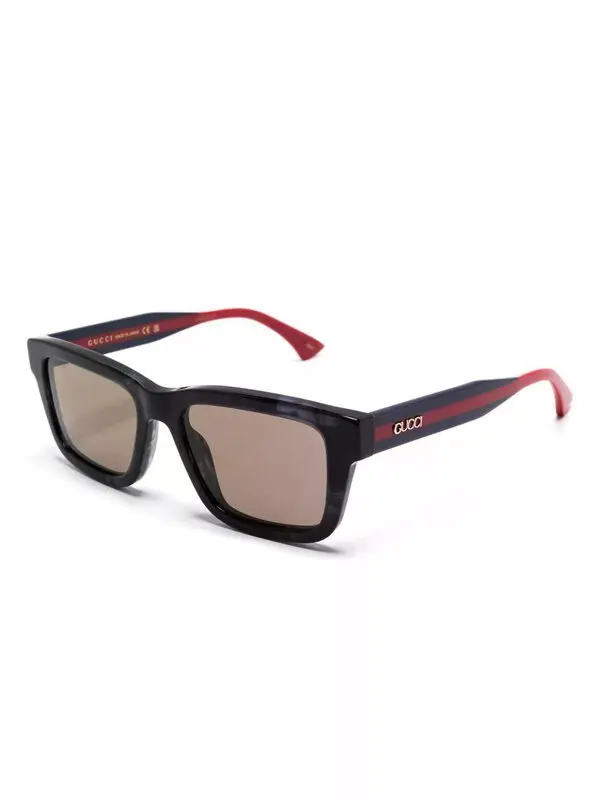 Gucci Square-frame Sunglasses - Blue