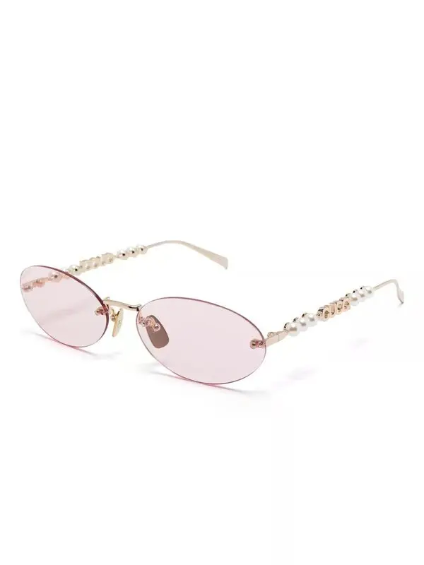 Gucci Oval-frame Sunglasses
