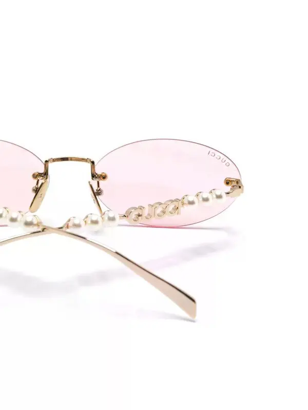Gucci Oval-frame Sunglasses