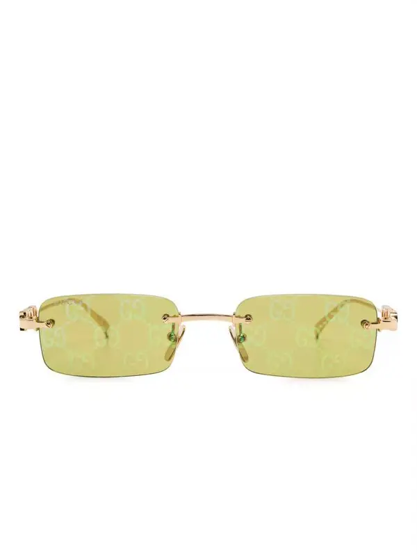 Gucci Rimless Sunglasses - Gold