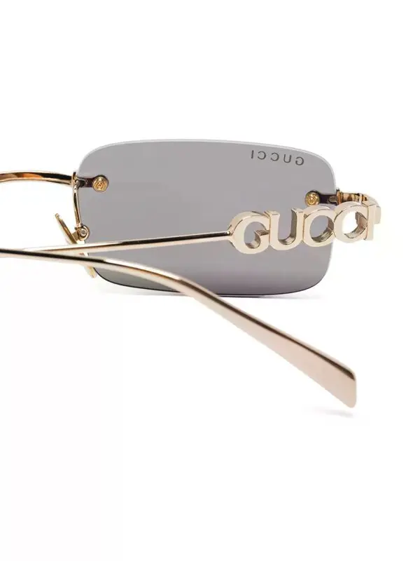 Gucci Rectangle-frame Sunglasses