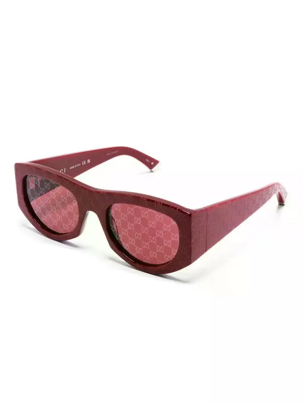 Gucci Geometric Frame Sunglasses