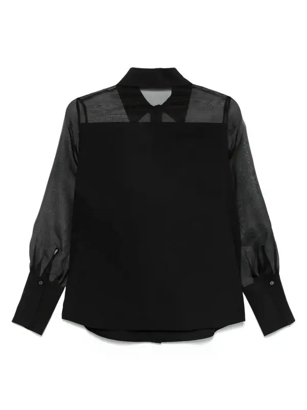 D.exterior Bead-embellished Shirt