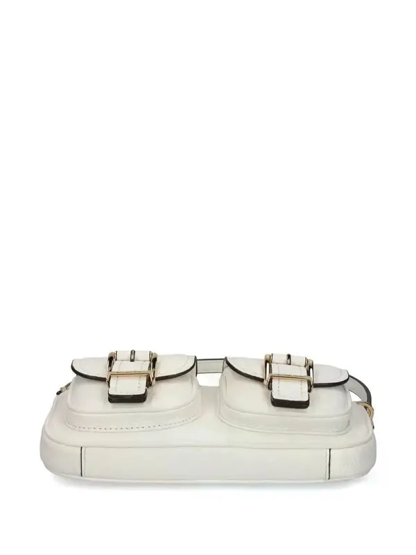 Michael Kors Leather Shoulder Bag - White