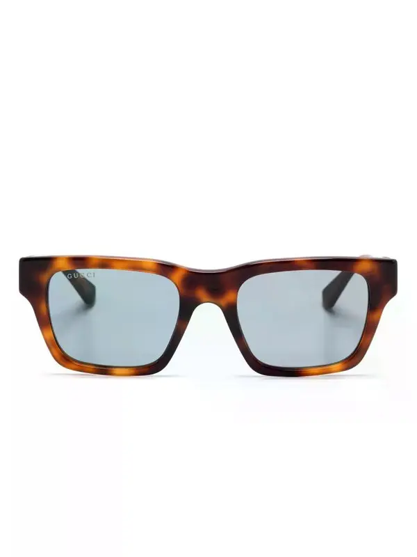 Gucci Square-frame Sunglasses - Brown