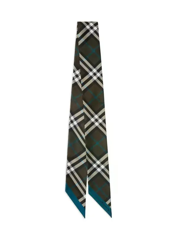 Burberry Skinny Checked Scarf