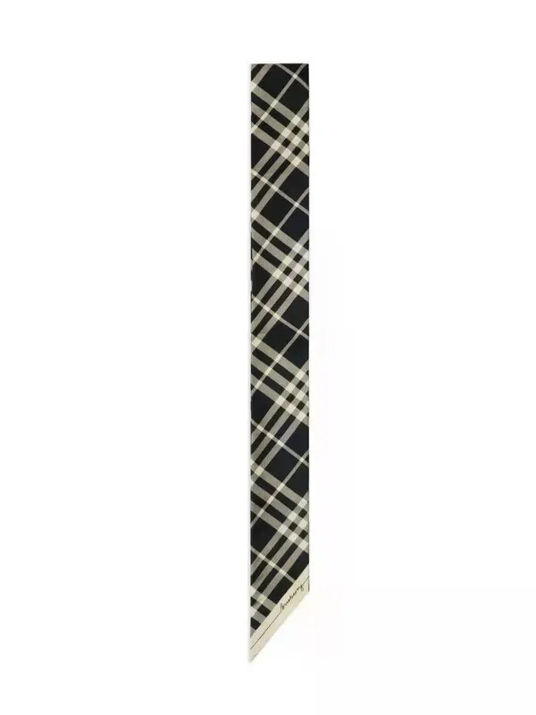Burberry Skinny Checked Scarf