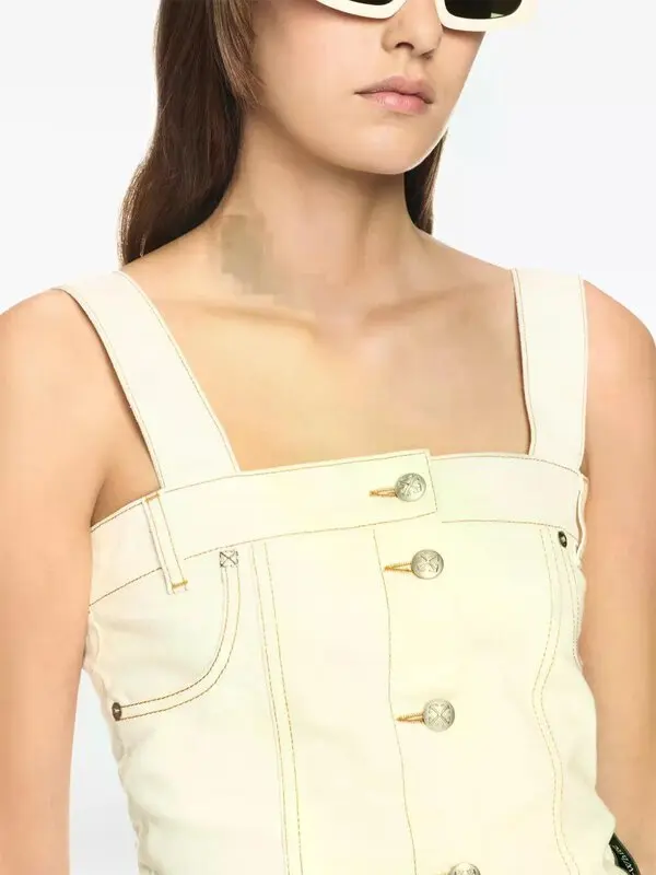 Off-White Denim Corset Top