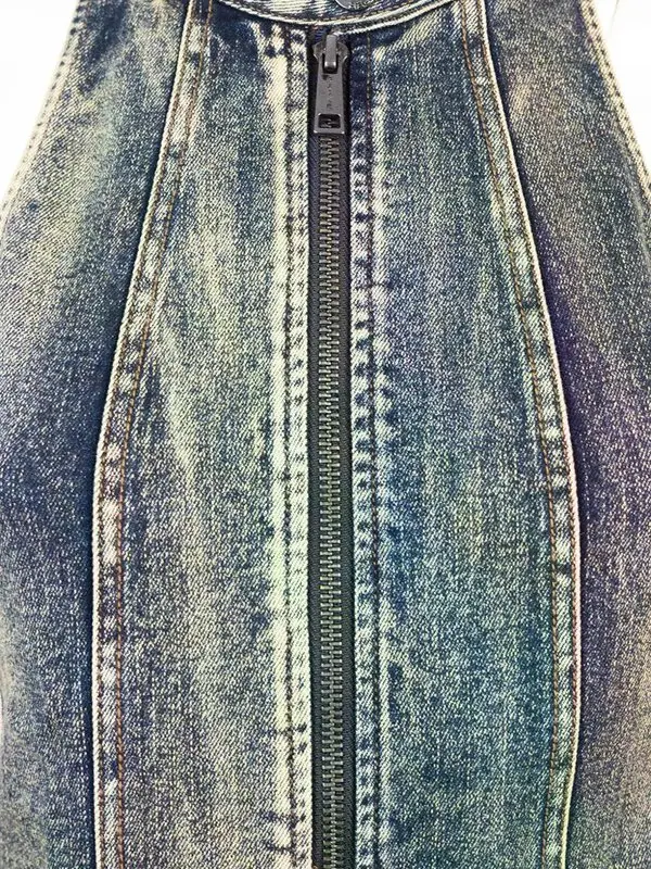 paper london denim dress Paper London Dresses | Paper London Anita Puff Sleeve Dress Denim Us 2 | Color: Blue | Size: 2