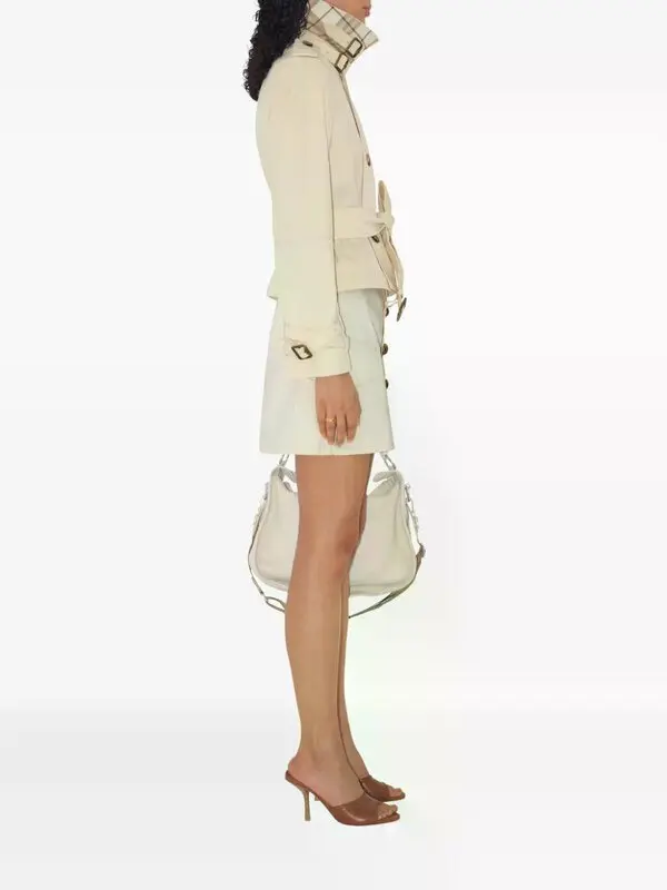 Burberry Cropped Trench Jacket - Neutrals