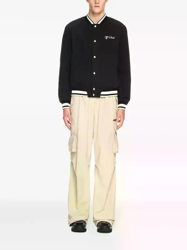 Off-White Script Varsity Jacket